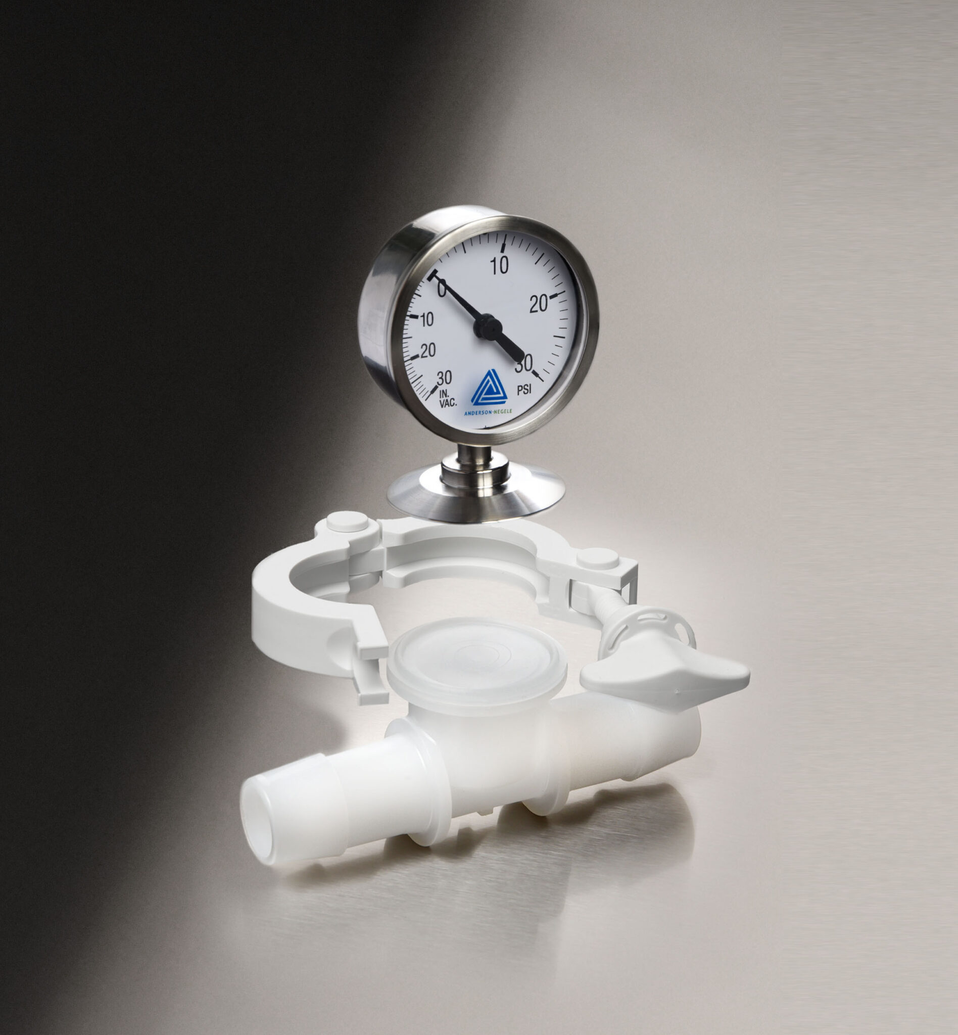 aSURE Instrument Tee - with Built-In Diaphragm | SaniSure